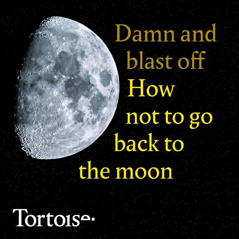 Damn and blast off: how not to go back to the moon